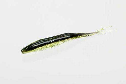 Zoom Super Fluke 5.25" 10 Bag Midnite Chartreuse – Western Gun Store